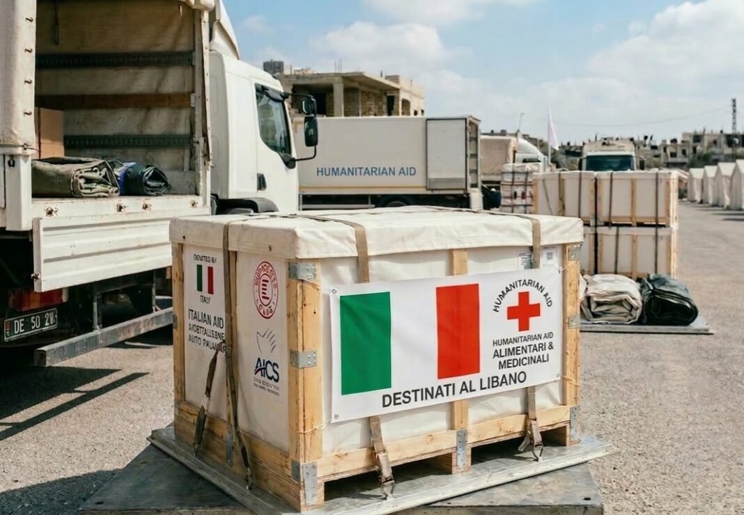 Libano: volo umanitario Echo in collaborazione con Italia, Irlanda ...